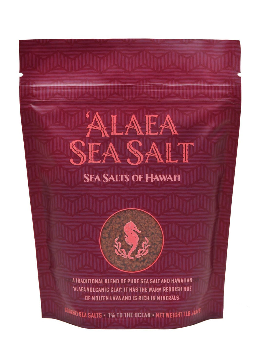 Alaea Rich Red Hawaiian Clay - 1lb pouch | Sea Salts of Hawaii