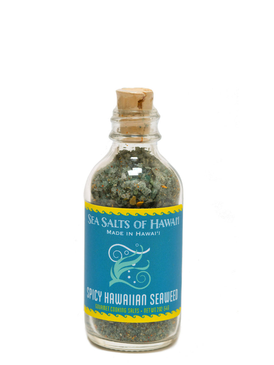 Mini Spicy Seaweed Hand-Harvested Hawaiian Sea Salt | Sea Salts of Hawaii