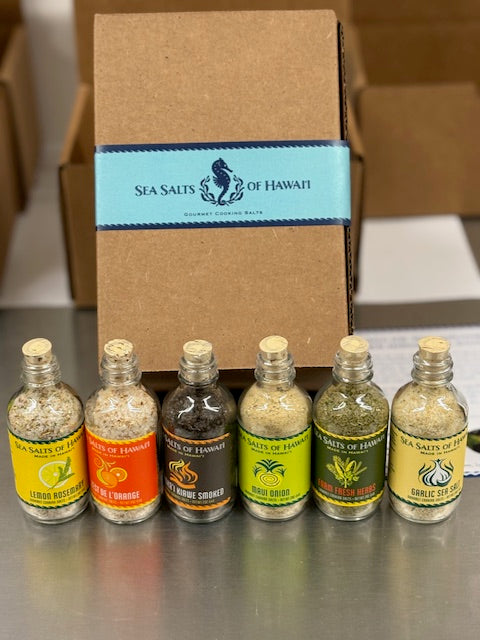 Complete Flavored Hawaiian Sea Salt Sampler Set – Sea Salts of Hawaii